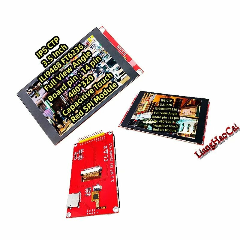 LiangHaoCai spi ips 3.5 ctp 9488 6236 red дисплей