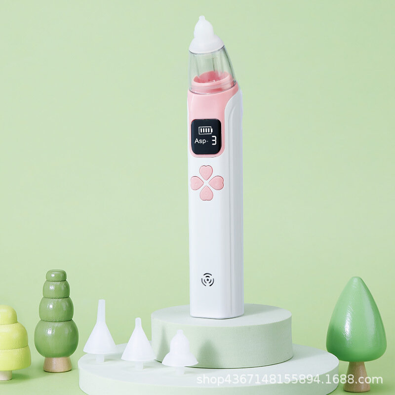 Самый продаваемый детский назальный аспиратор для очистки носа от заложенности, электрический назальный аспиратор с отрицательным давлением и защитой от рефлюкса для новорожденных.