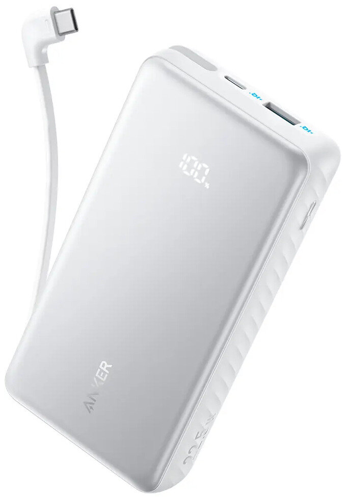 Anker Zolo 20k 22.5W Fast Charging USB-C A110E, черный, повербанк зарядное устройство