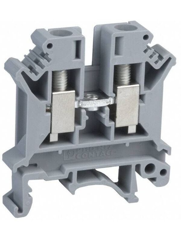 Проходная клемма ЗНИ-6мм UK6N серая, Phoenix Contact 3004524