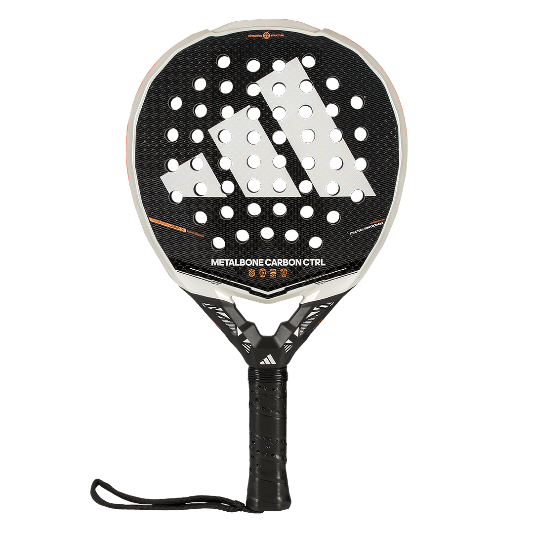 Ракетка Adidas Metalbone Carbon CTRL 2026, для падел-тенниса, карбон, 38 мм