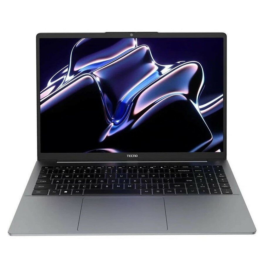 Ноутбук TECNO MegaBook K16SFA 16" IPS, AMD Ryzen 7 7735HS, 16GB DDR5, 512GB, AMD Radeon, Windows 11, grey (71005000408)