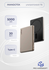 Ультратонкий беспроводной PowerBank MangoTek, 5000mAh 15W бежевый (золотой) MGP0...