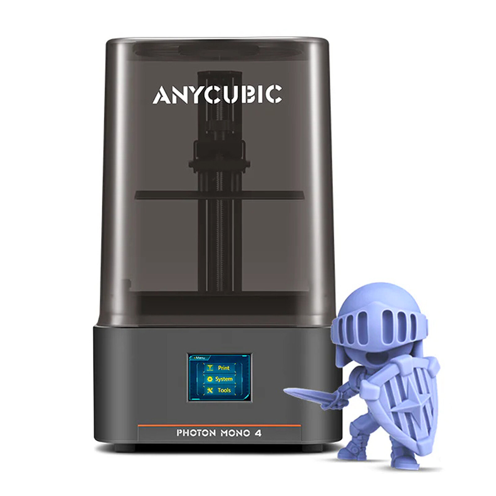 3D принтер ANYCUBIC Photon Mono 4, смоляной, 7in 10K моно LCD, объем 6.04x3.42x6.49in