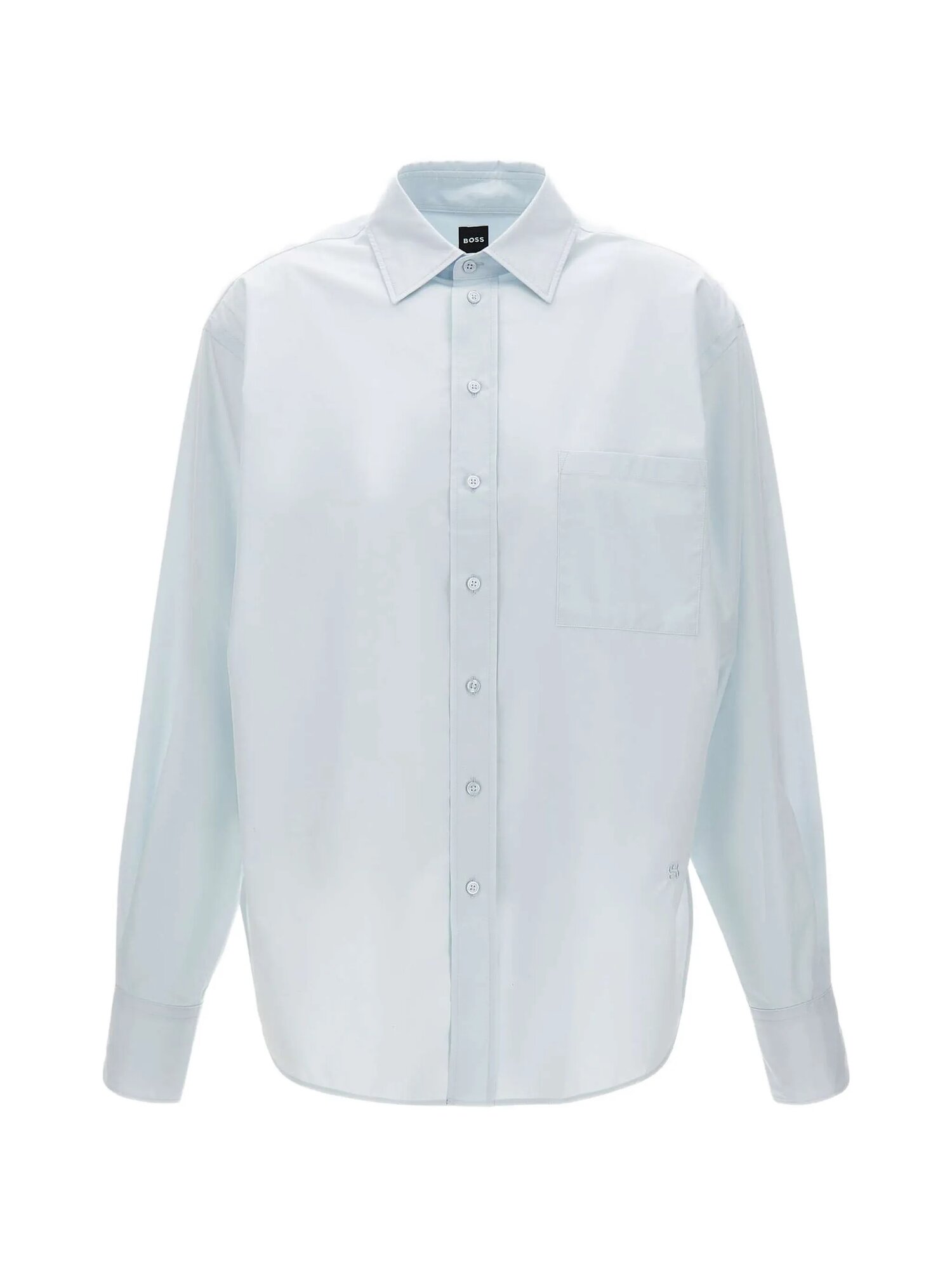 Рубашка Embroidered pocket cotton shirt