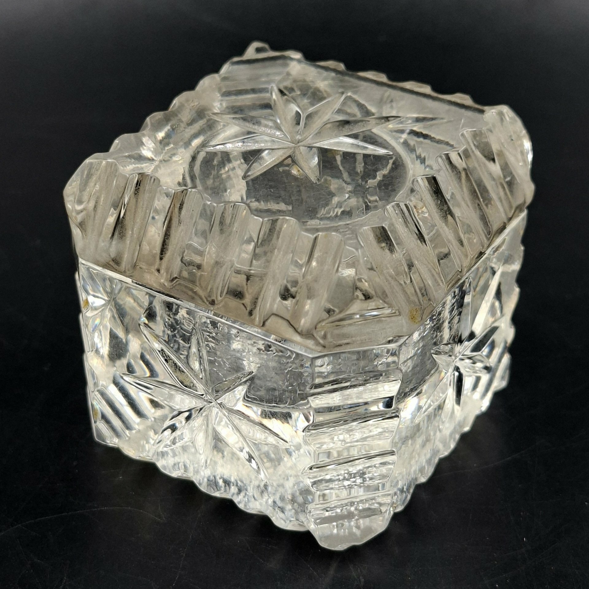 Чернильница со звездчатым декором, пластик, СССР, 1970-1990 гг.