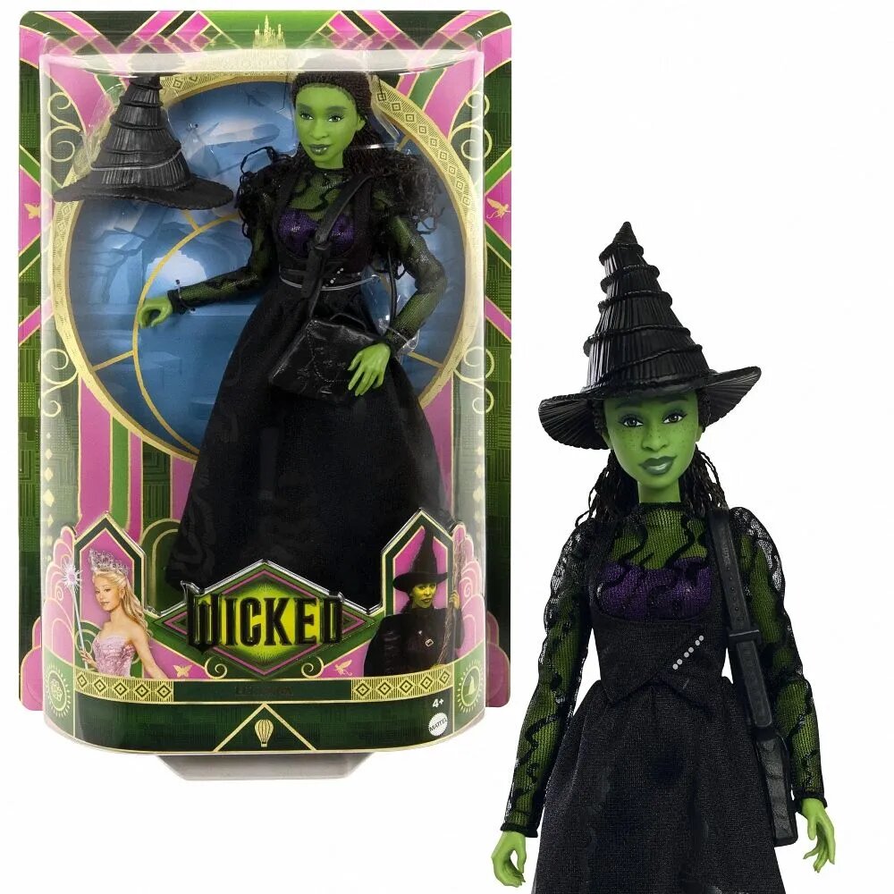 Barbie wicked Злая ведьма кукла HXT63 классическая зеленая пластик 3+
