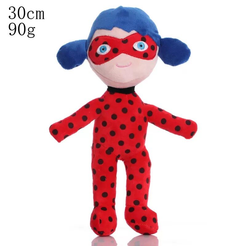Плюшевые игрушки тикки микрогалактика леди баг плэг адриен кукла леди баг кот маринетт нуар леди баг