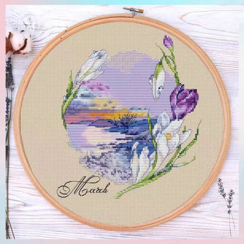 Наборы для вышивания крестиком XIUSPRING мультфильм 18ct khaki