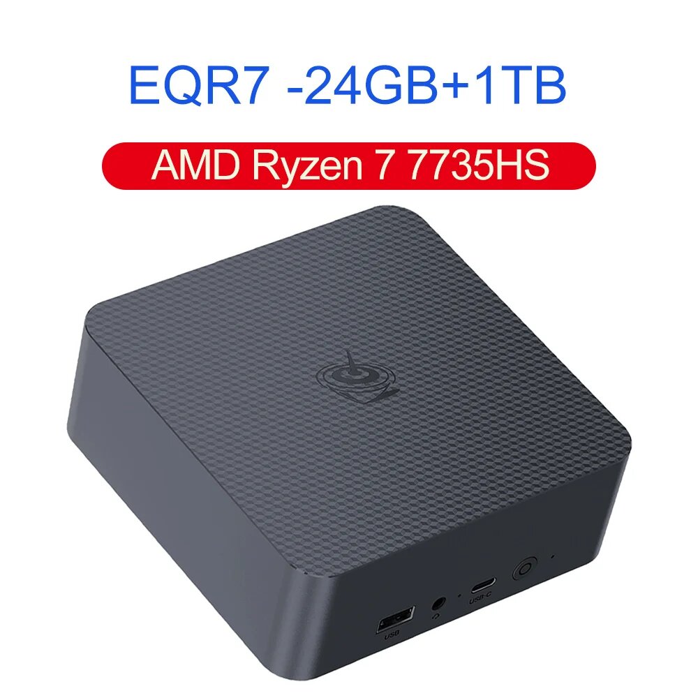 Beelink EQR7 Мини-ПК Ryzen 7 7735HS 24ГБ DDR5 24G1T