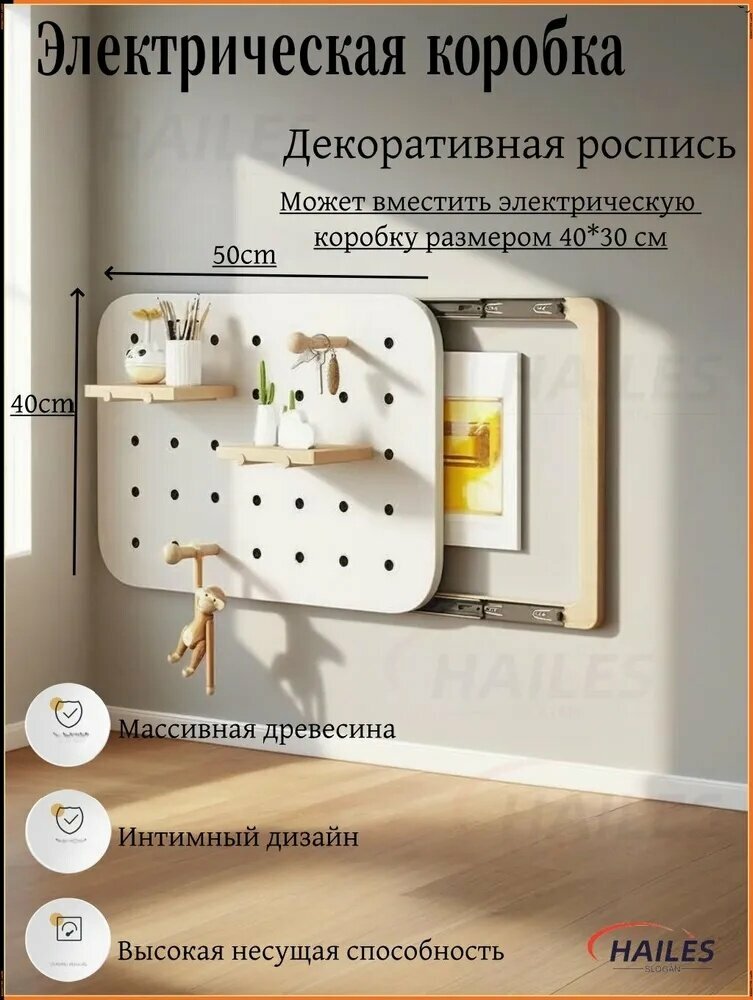 Крышка электросчетчика(Можно хранить), внутренняя электрическая панель, распределительная коробка для ресторана, 50*40см