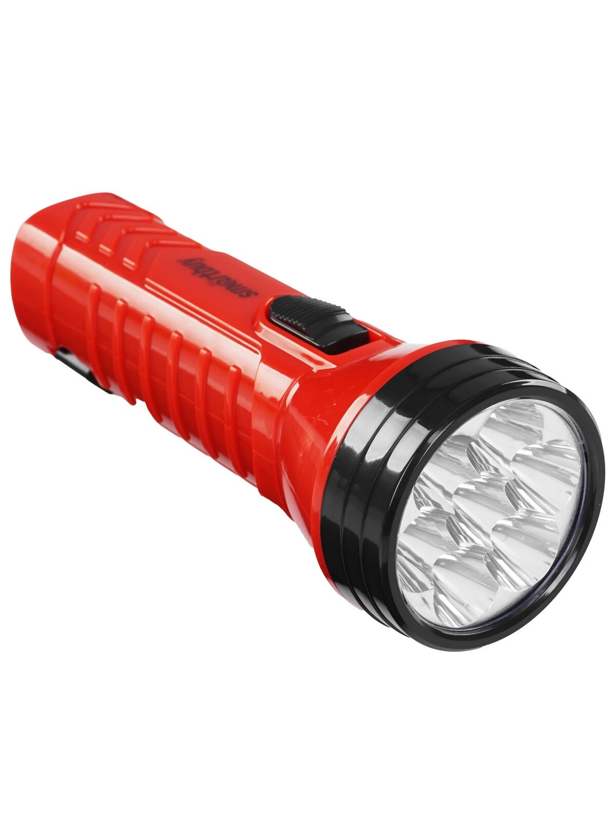 Фонарь Smartbuy, аккумуляторный, 7 LED с прямой зарядкой, красный, 2 режима