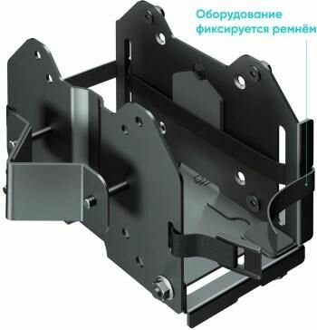 Кронштейн для монитора ONKRON 17-27 дюймов, нагрузка до 5 кг, настольное фиксированное крепление, цвет черный (A2N)