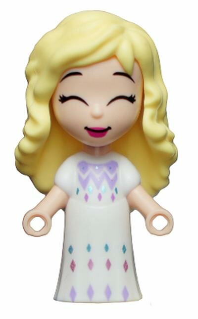 Минифигурка Lego dp111 Elsa - Micro Doll, White Dress