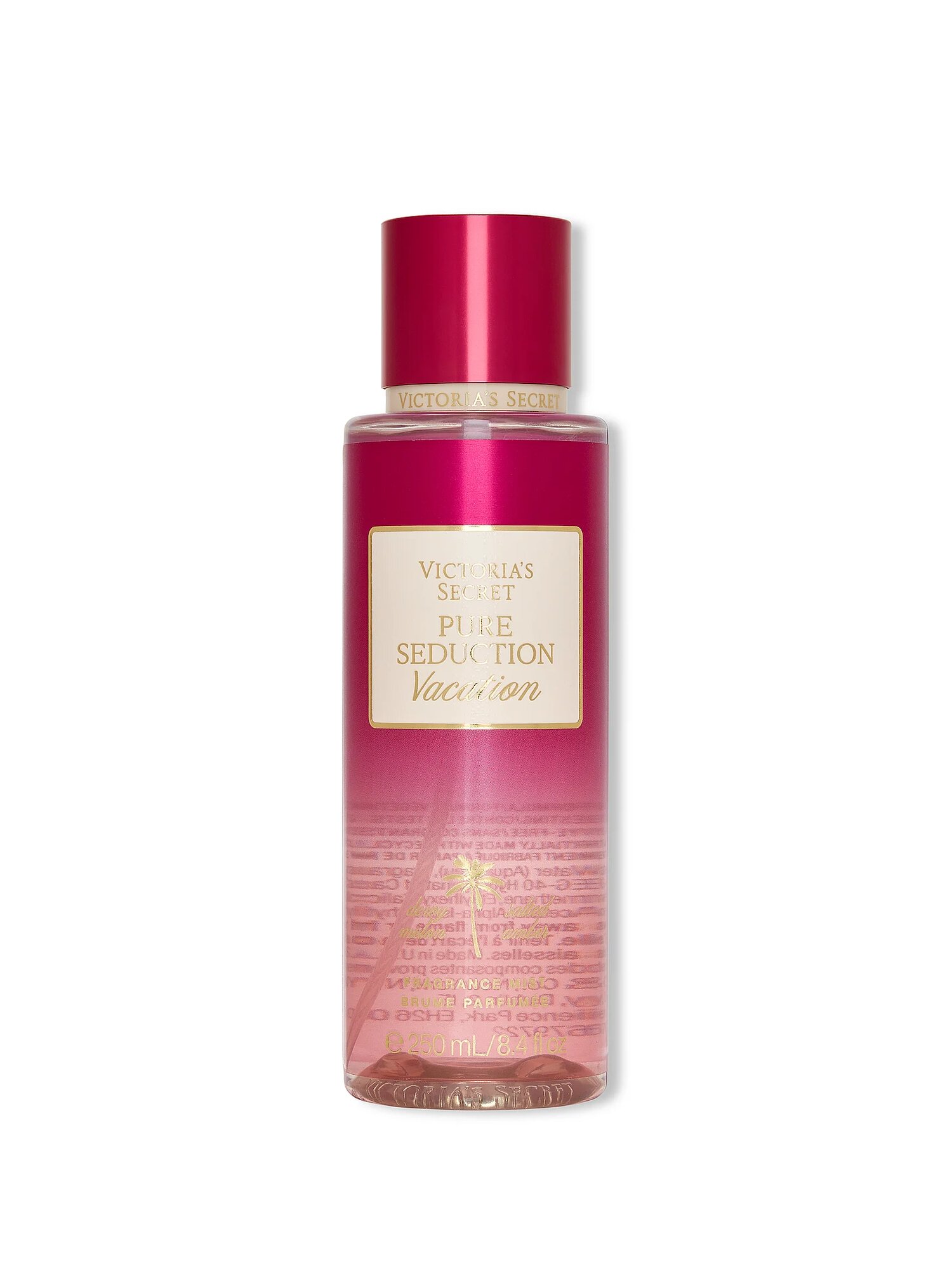 Спрей-мист Victoria's Secret "Pure Seduction Vacation", увлажняющий, для всех типов кожи, 250мл
