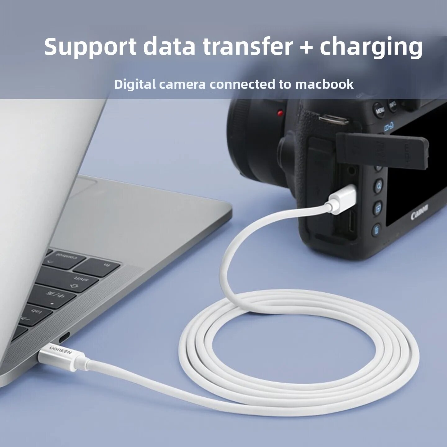 Кабель UGREEN USB Type C - Mini USB 1,5 м для APPLE iPad, Macbook — фото 1