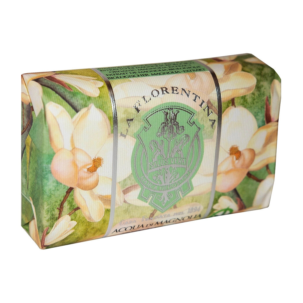 Мыло La Florentina Fresh Magnolia Soap 200 гр / Парфюмированное средство Флорентина Фреш Магнолия / Свежая Магнолия