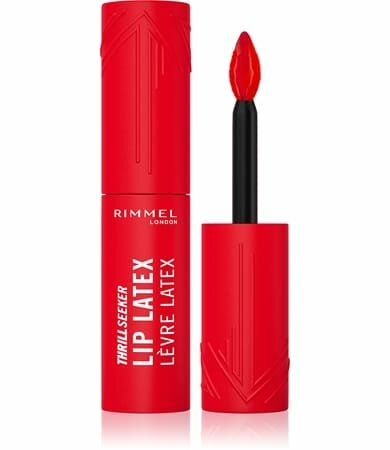 Губная помада Rimmel Thrill Seeker Lip Latex, оттенок 350 Spicy, 6 мл