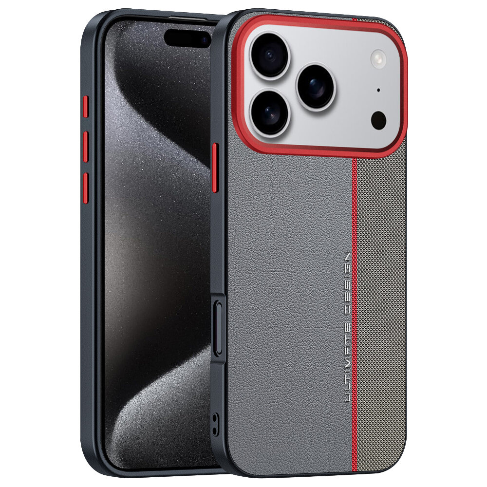 Чехол для Apple iPhone 17 Pro Max / Айфон 17 Про Макс, soft touch, чехол-кардиомонитор, искусственная кожа, поликарбонат (PC), защита камеры, ударопрочный, усиленные углы, Apple, Apple iPhone 17 Pro Max,