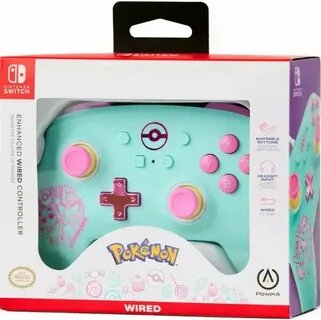 Геймпад проводной Nintendo Nintendo Enhanced Wired Controller Pokemon: Sweet