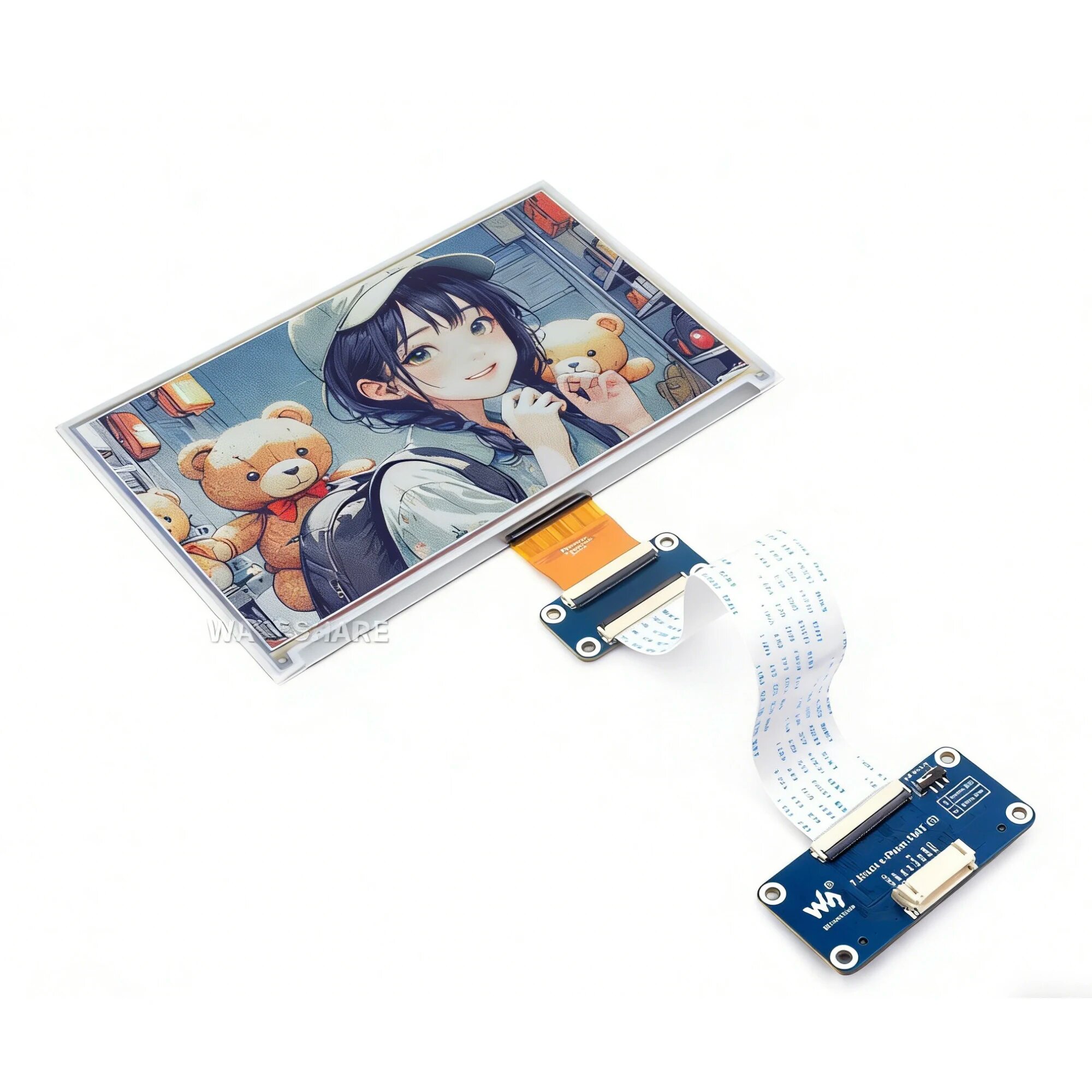 7-дюймовый цветной E-Paper дисплей Waveshare для Raspberry Pi