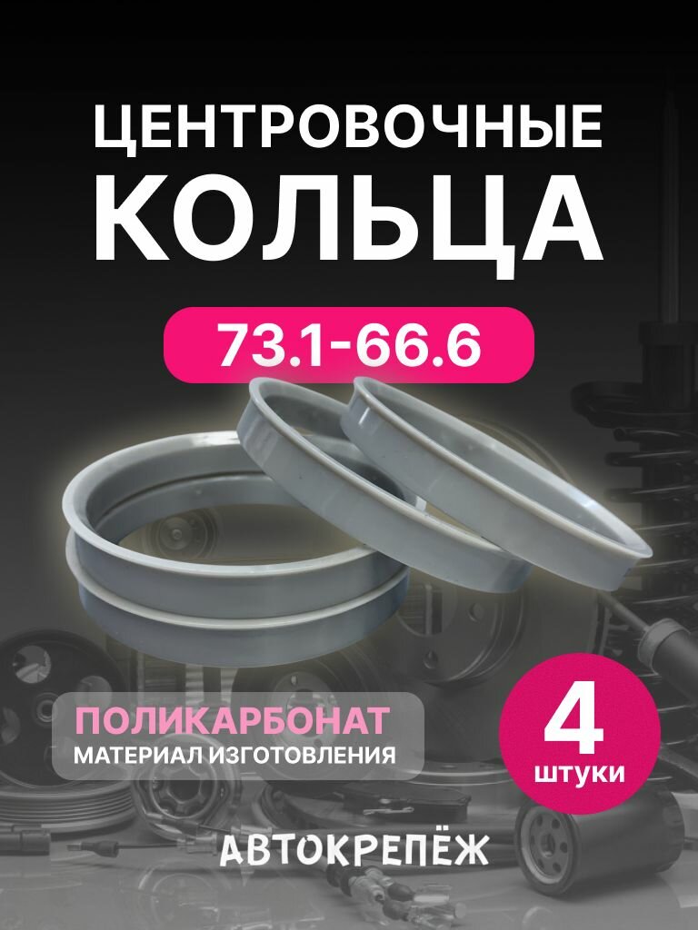 Центровочные кольца для дисков 73.1-66.6