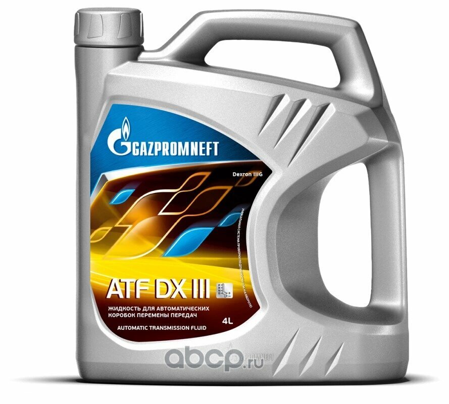 Масло трансмиссионное газпромнефть ATF DX llI 4л 253651855