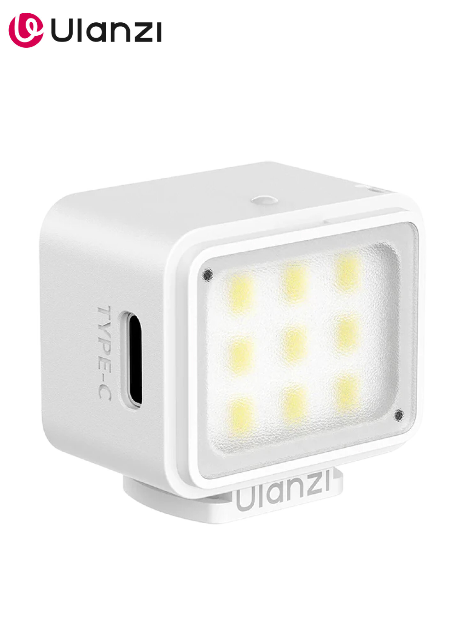 Осветитель Ulanzi DG01 Cube Белый / Светодиодный осветитель / Видеосвет для съемки контента