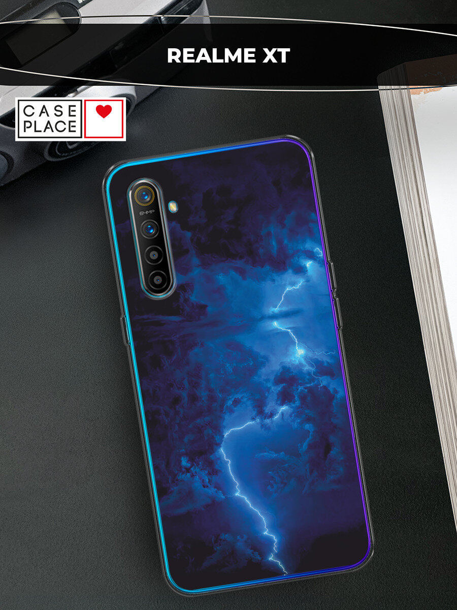 Чехол на Realme XT / Реалми XT с принтом Молния