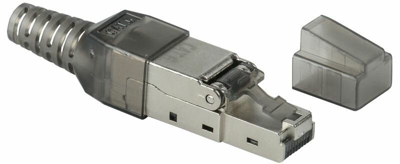 Разъем RJ-45 FTP для кабеля кат.6A полевая заделка ITK CS3-1C6AF-Q