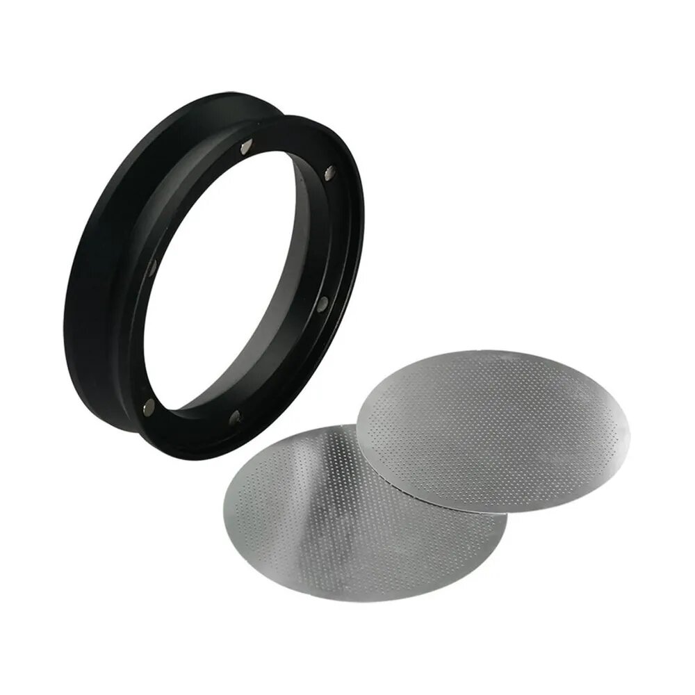 Магнитная дозирующая воронка для кофе, Черный - 53mm