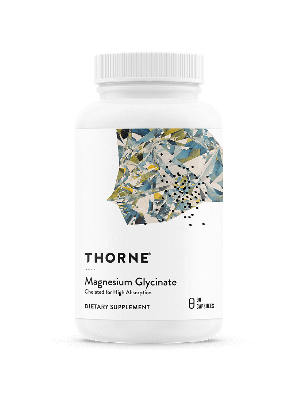 Thorne Magnesium Glycinate, магний глицинат 120 мг, 90 капсул