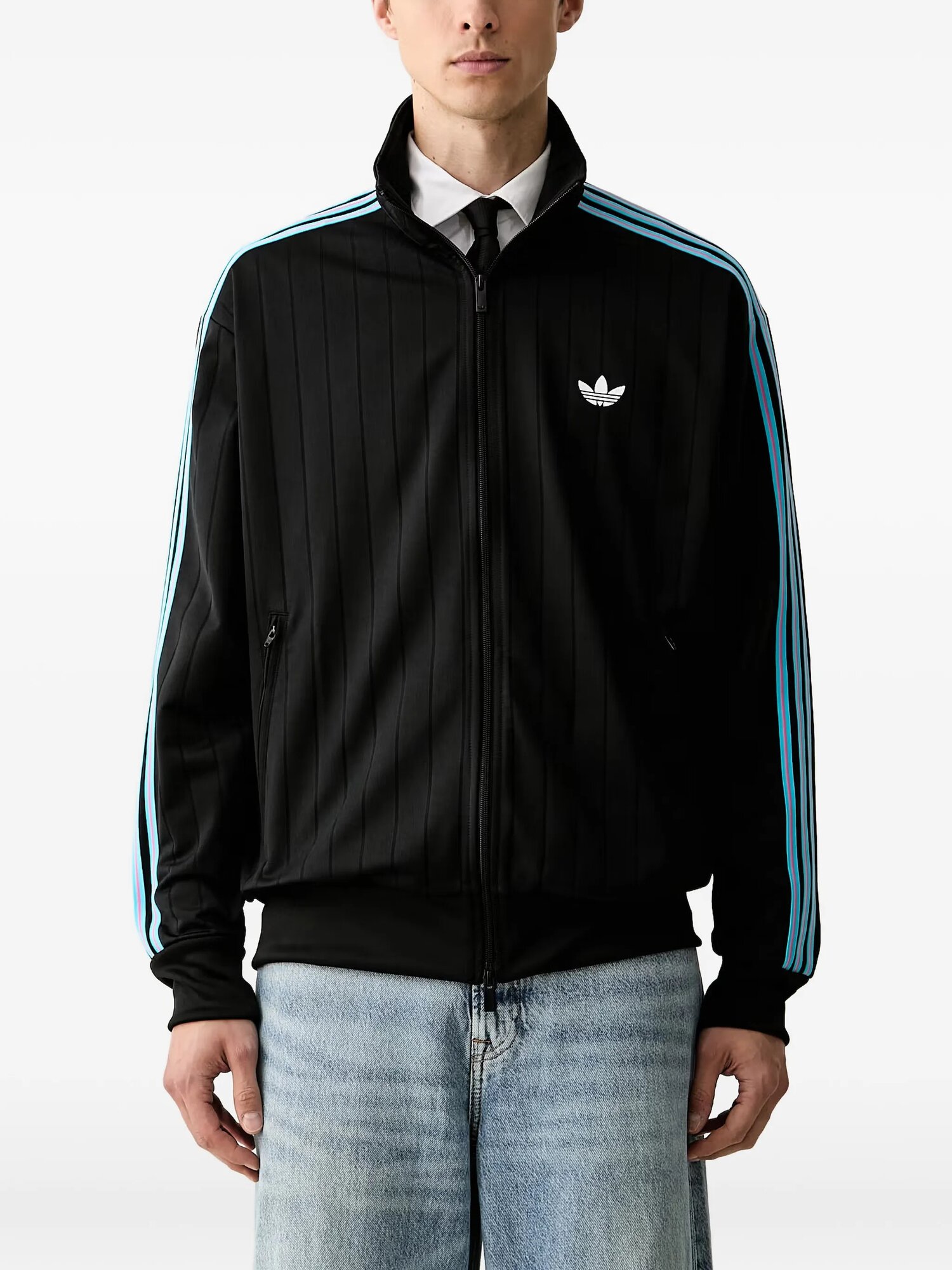 Толстовка Firebird stripe-detail zip-up sweatshirt
