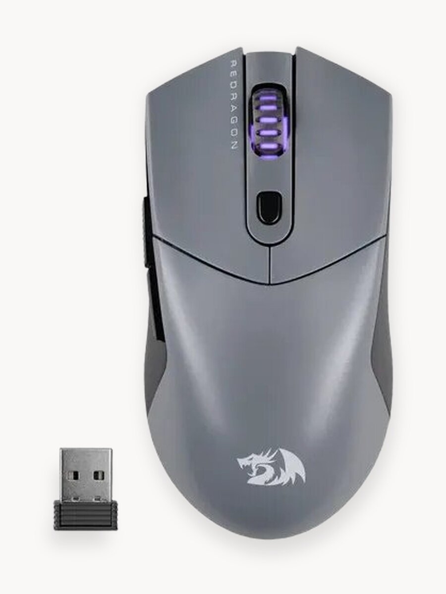 Мышь Redragon St4r Pro, игровая, оптическая, беспроводная, USB, черный [72323]