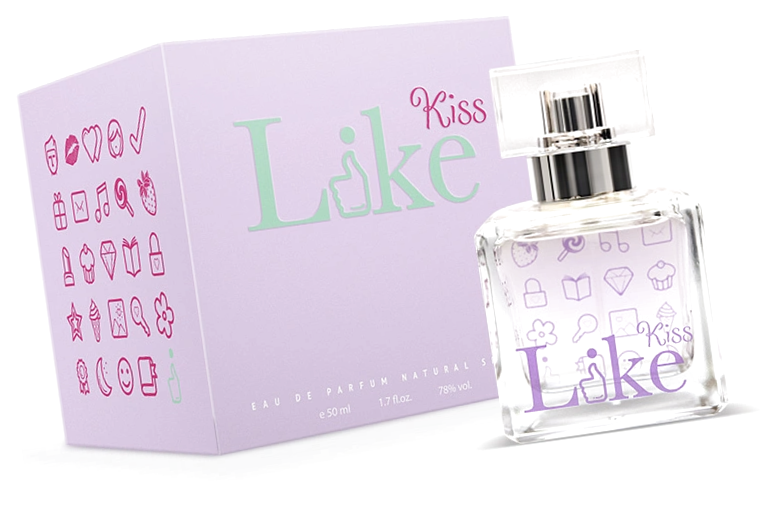 Женская парфюмерная вода Parfums Genty Like Kiss 50 мл - парфюм Дженти Лайк Кисс