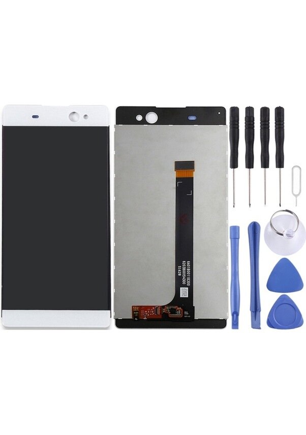 Дигитайзер в сборе, совместимый с Sony Xperia Xa Ultra / C6, ЖК-экран, белый