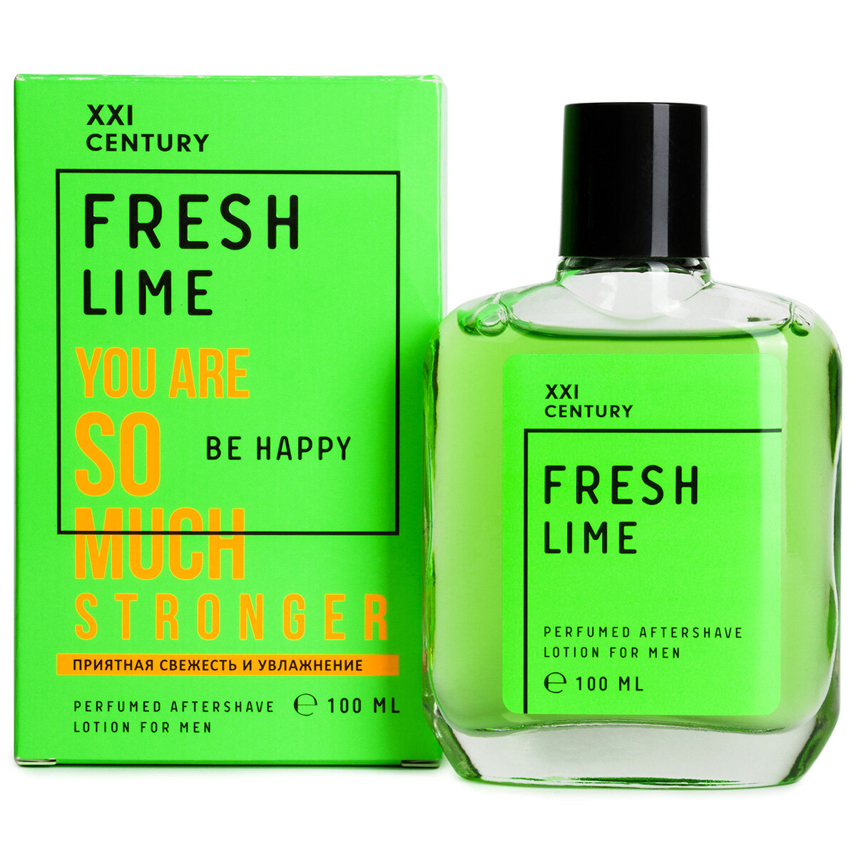 Лосьон после бритья XXI CENTURY освежающий для всех типов кожи Fresh Lime 100мл