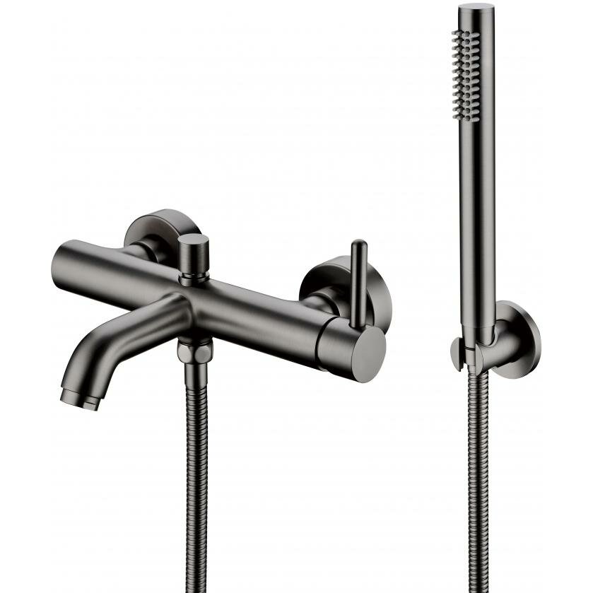 Смеситель для ванны Grocenberg GB8099BG Графит, современный стиль