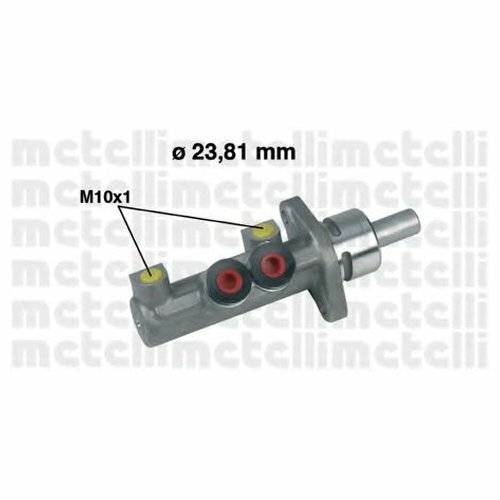 Главный тормозной цилиндр Metelli 050412 для Renault Megane I, Scenic I
