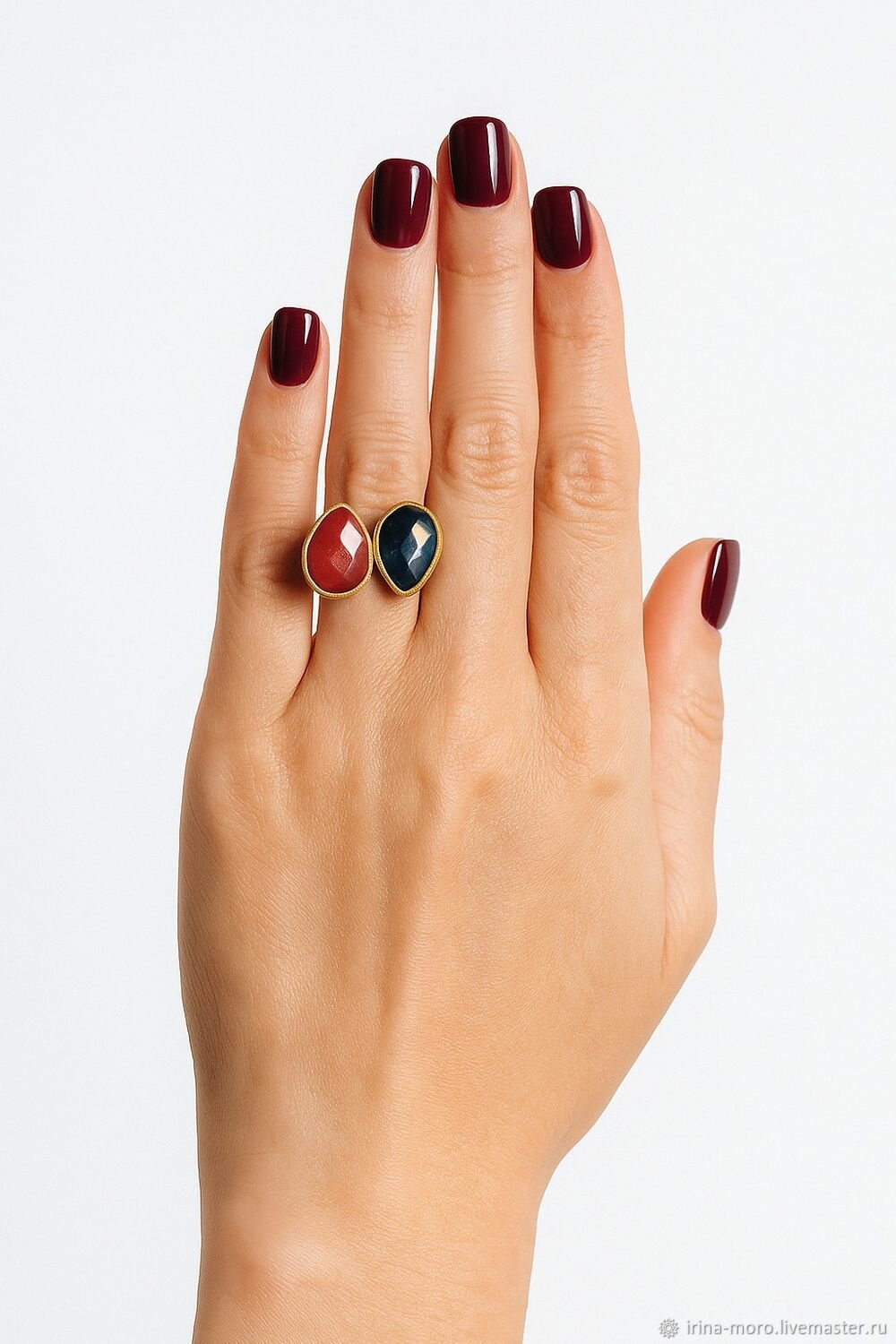 Кольцо, агат