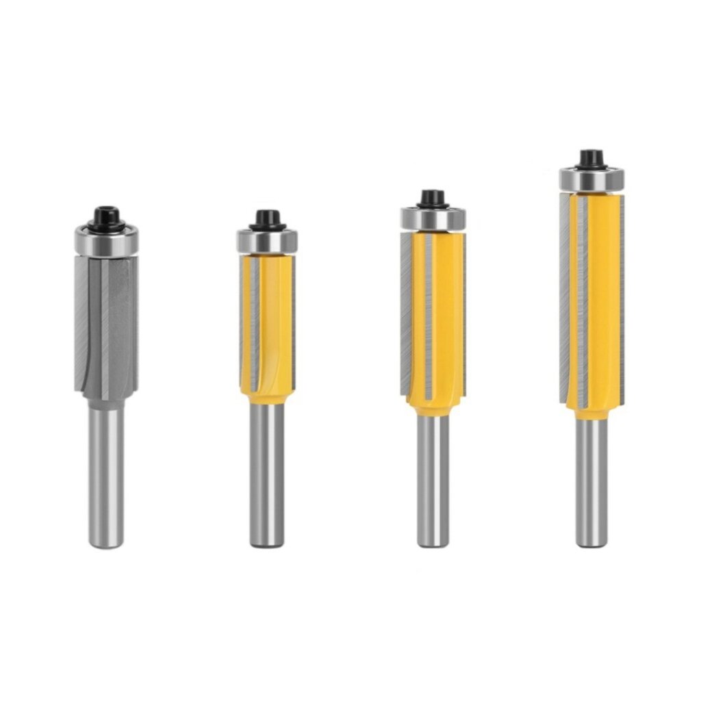 Набор Фрезерных долот Для Обрезки 4 канавок Деревообрабатывающий Инструмент Для Высокоточной Резки И Гладкой Окантовки Деталей При Изготовлении Столярных изделий