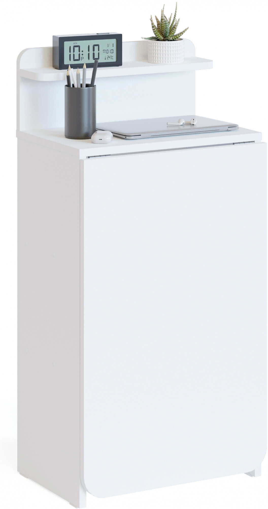 Стол компьютерный Сокол СП-19, ЛДСП, белый