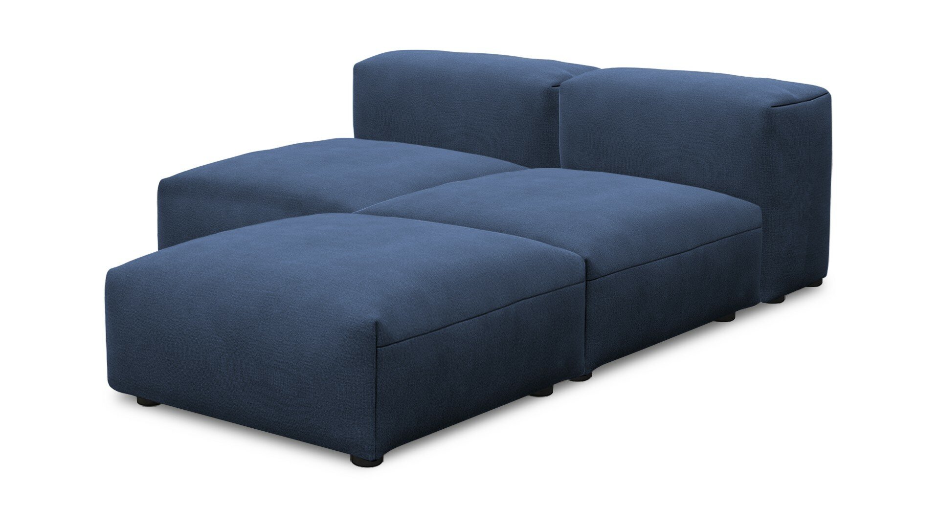 Угловой диван Фиджи малый (Еврокнижка) Velutto 54 NEW 168x210x62 см, синий Велютто, еврокнижка Дом мебели для вас