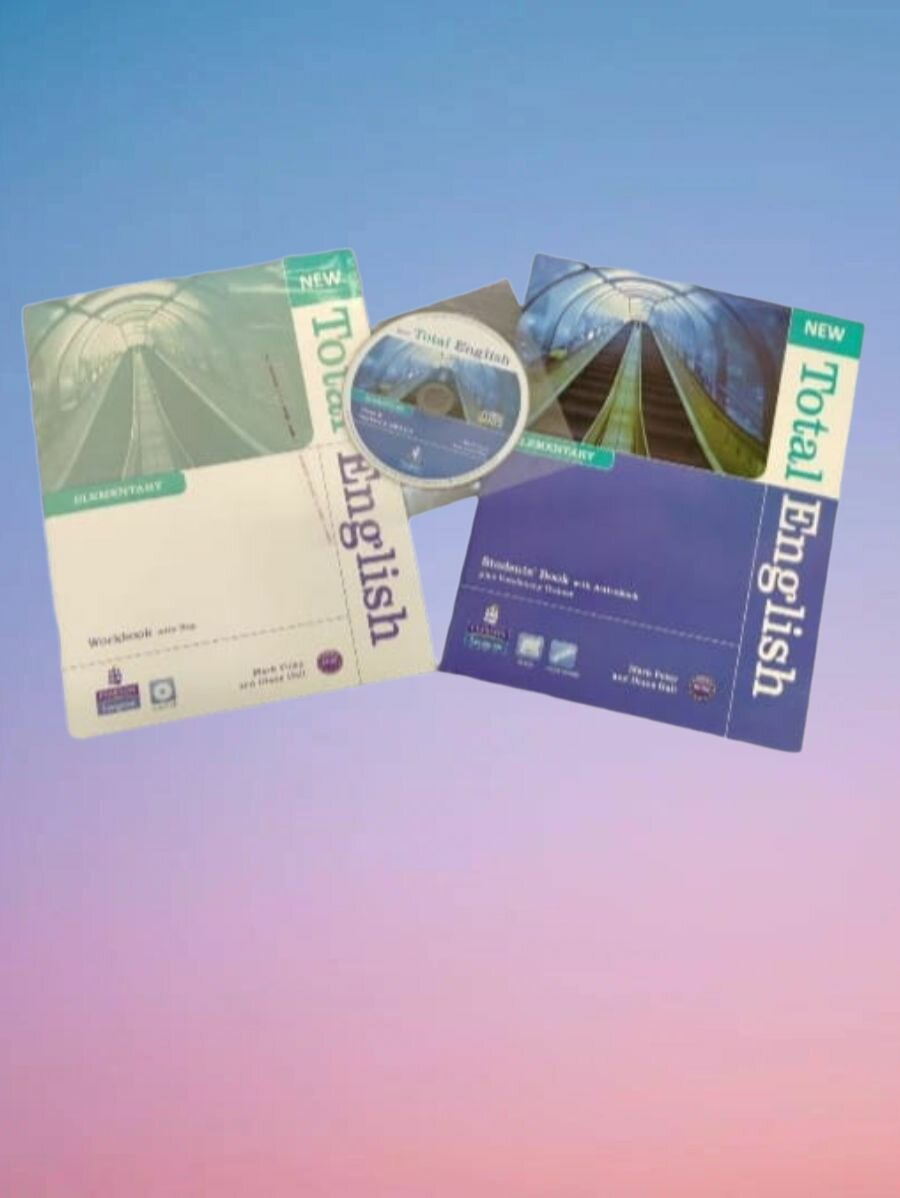 New Total English Elementary (Полный комплект: Student's book + Workbook with key + CD)