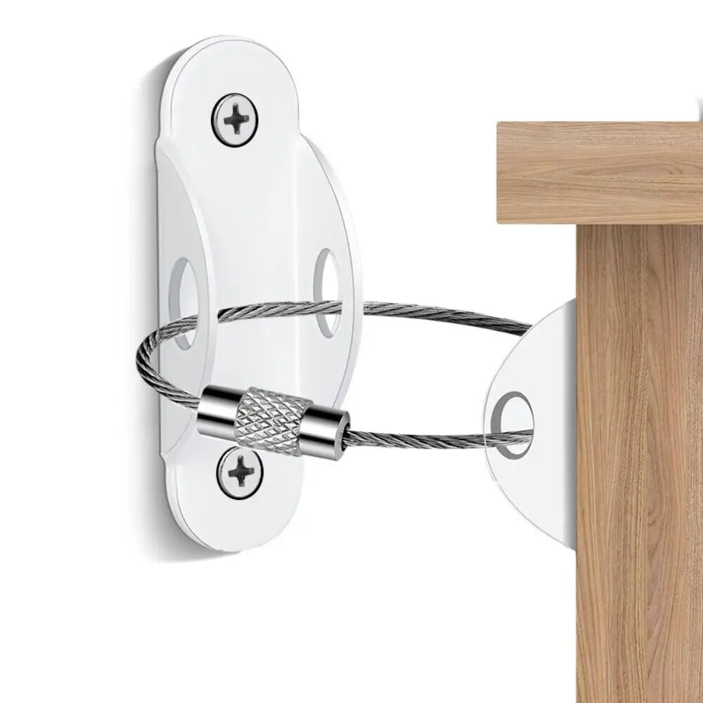 Мебельный анти-падение фиксатор White