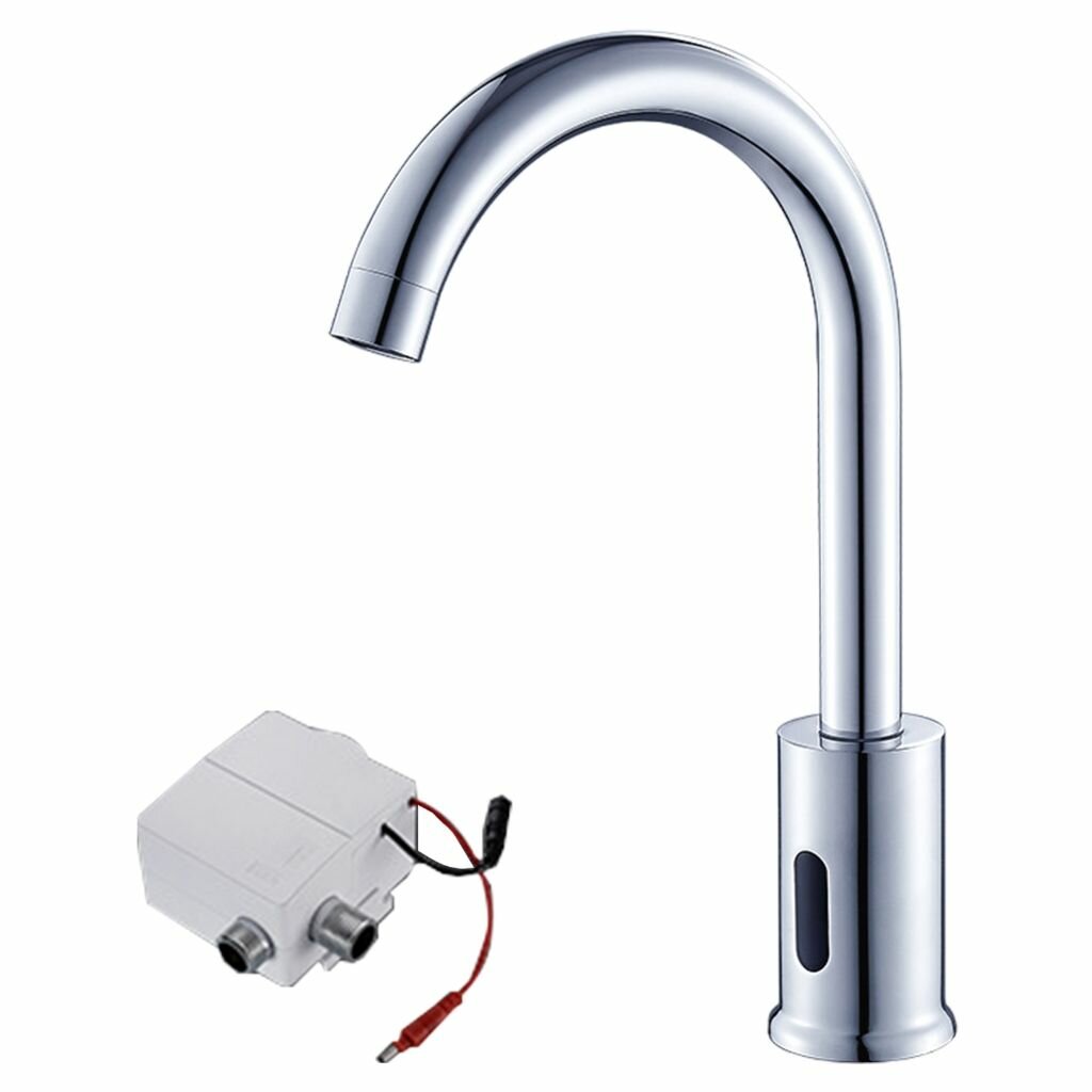 Современный латунный кухонный смеситель с автоматическим сенсором и выдвижной лейкой