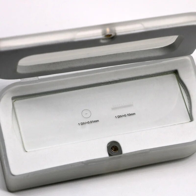 Микроскоп сценический микрометр слайд оптическое стекло измерительный инструмент измерительная 916. T