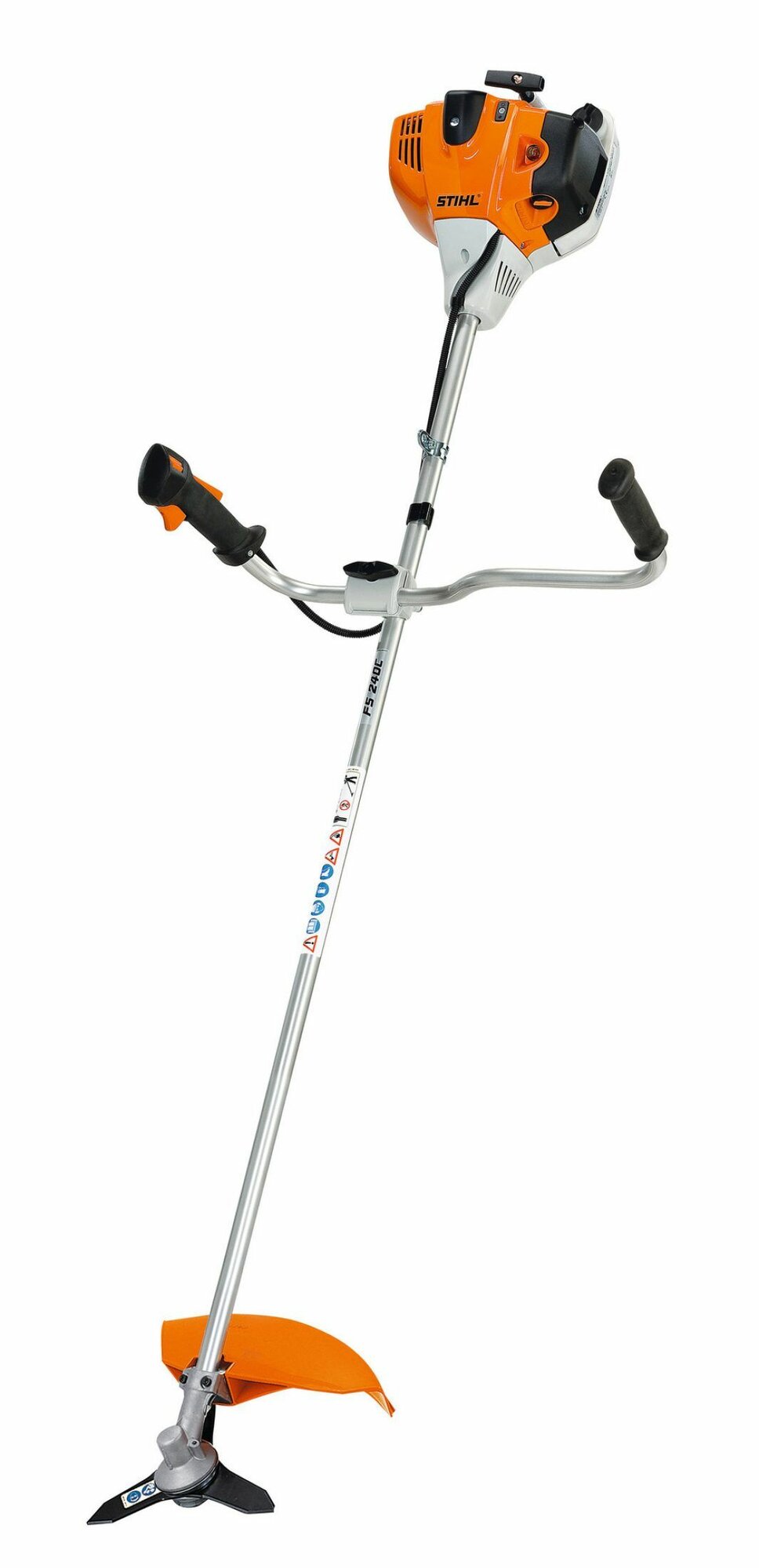 Бензиновый триммер Stihl FS 240 C-E (41472000358), оранжевый