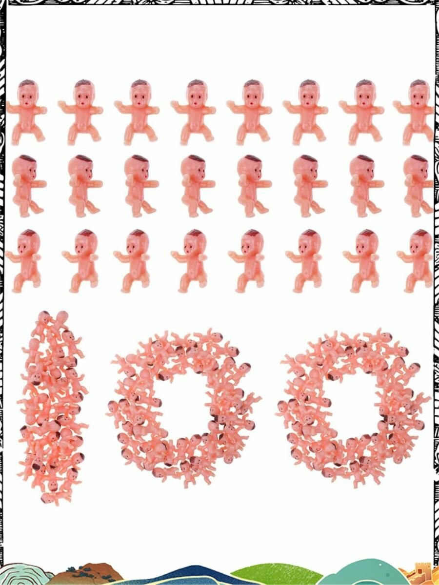 100 Шт. Маленький Детский Торт Король Для Детей С Кубиками Льда, Игра Детского Душа