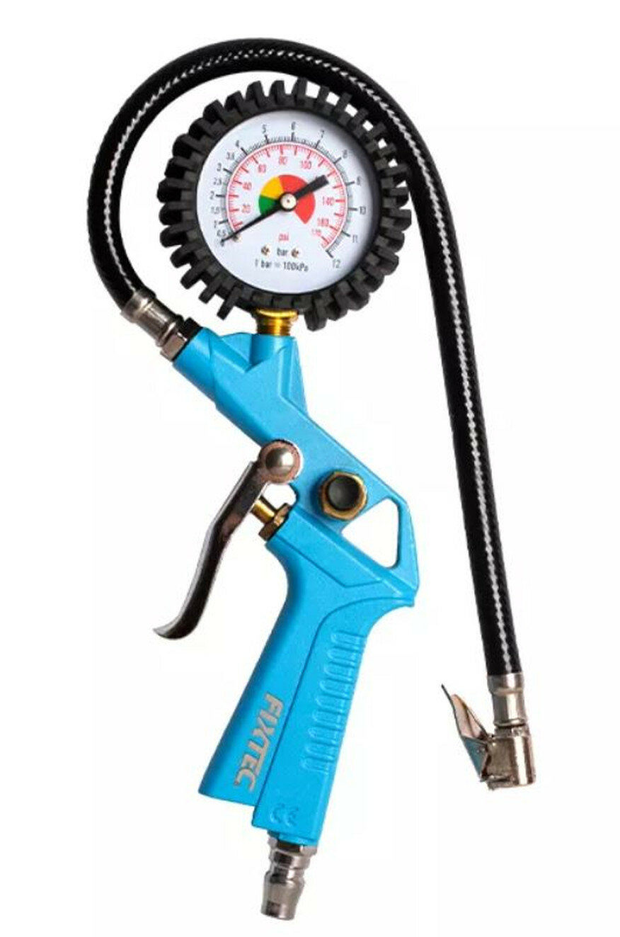 Пистолет для накачки с манометром FIXTEC FATG0001 для шин и пневмоинструмента